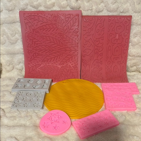 Texture Mat | Art | Lot Of 9 Pottery Texture Mats Assorted Silicone ...